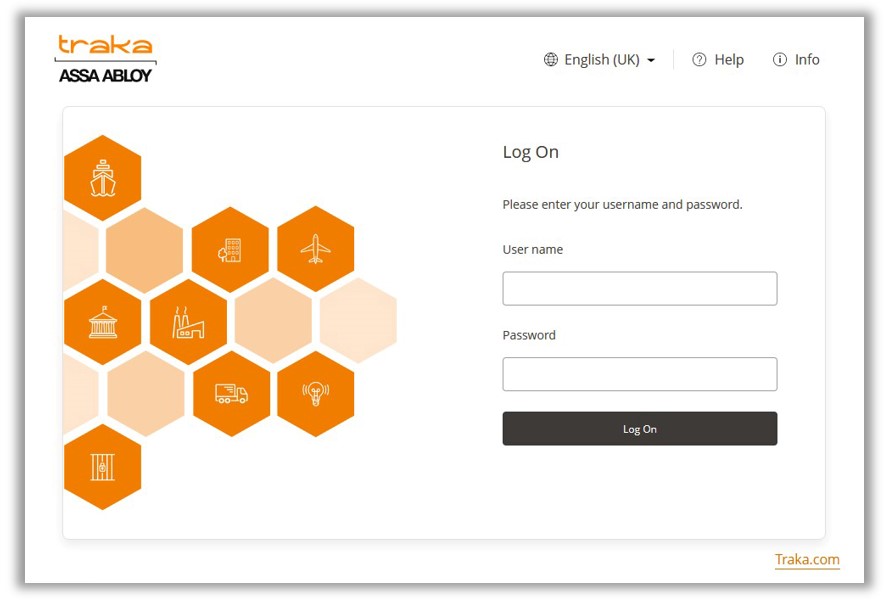 Logging into TrakaWEB